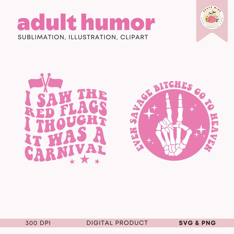 Adult Humor SVG Bundle Funny Sarcastic Quotes SVG Files for Cricut ...