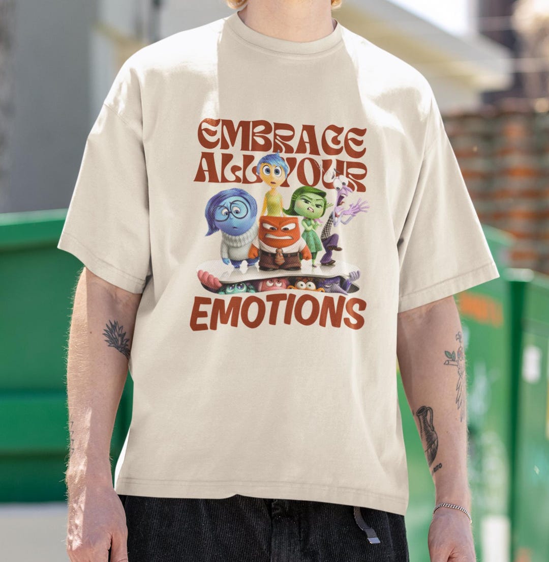 Inside Out 2 Embrace All Your Emotions T-shirt for Men and Women Mental ...