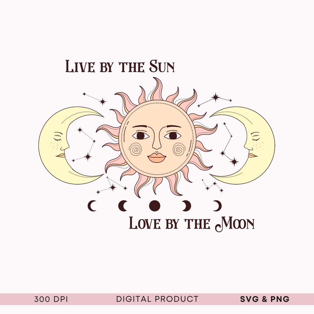 Boho Celestial SVG Clipart Illustration Celestial Clipart Affirmation ...