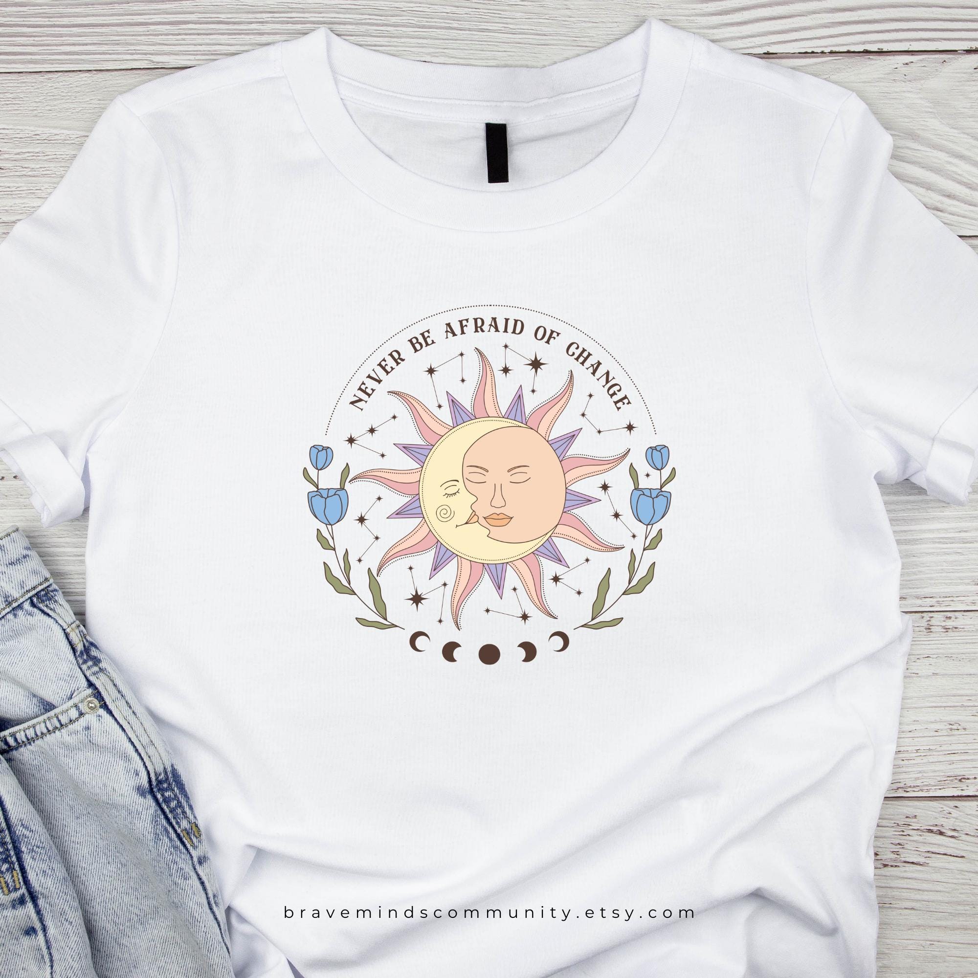 Boho Celestial SVG Clipart Illustration Celestial Clipart Affirmation ...