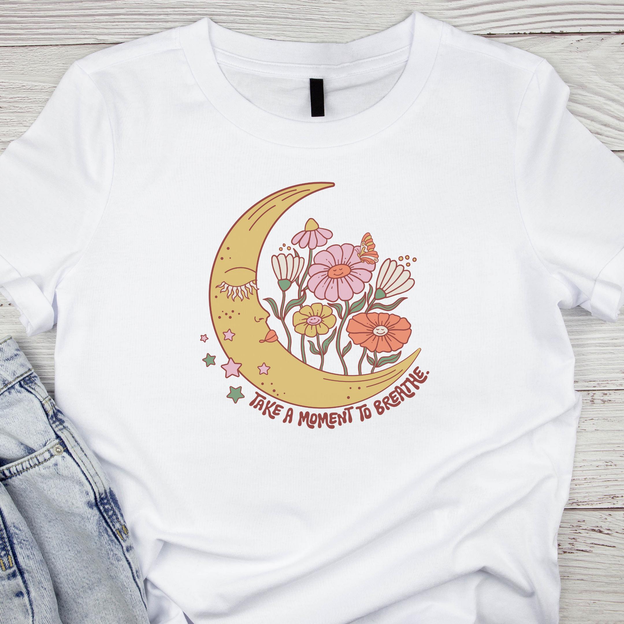 Moon SVG Retro Crescent Moon PNG Clipart Illustration Groovy Clipart ...