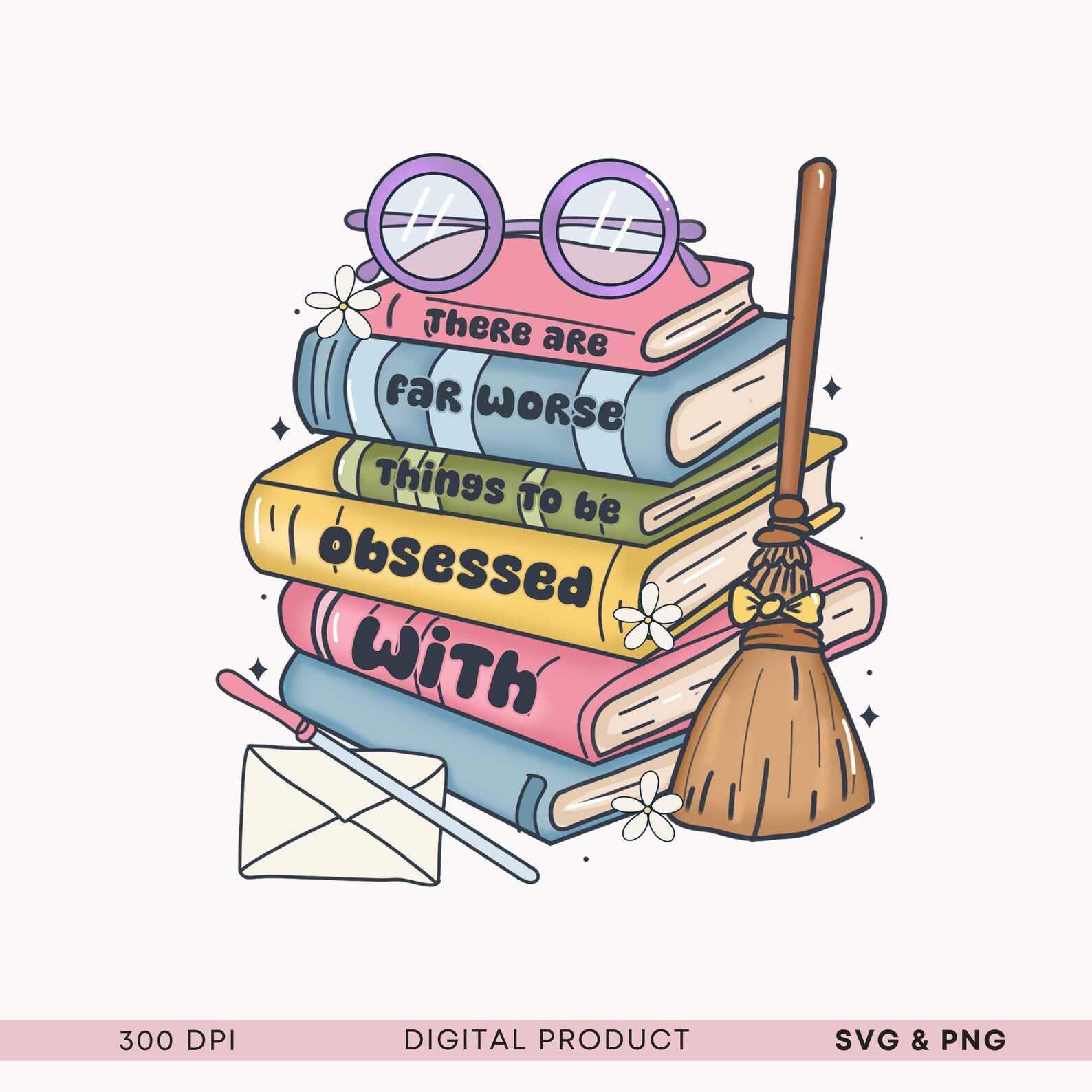 Book SVG Book Png Bookmark SVG Skull SVG Bookish Sticker Pack Kindle ...