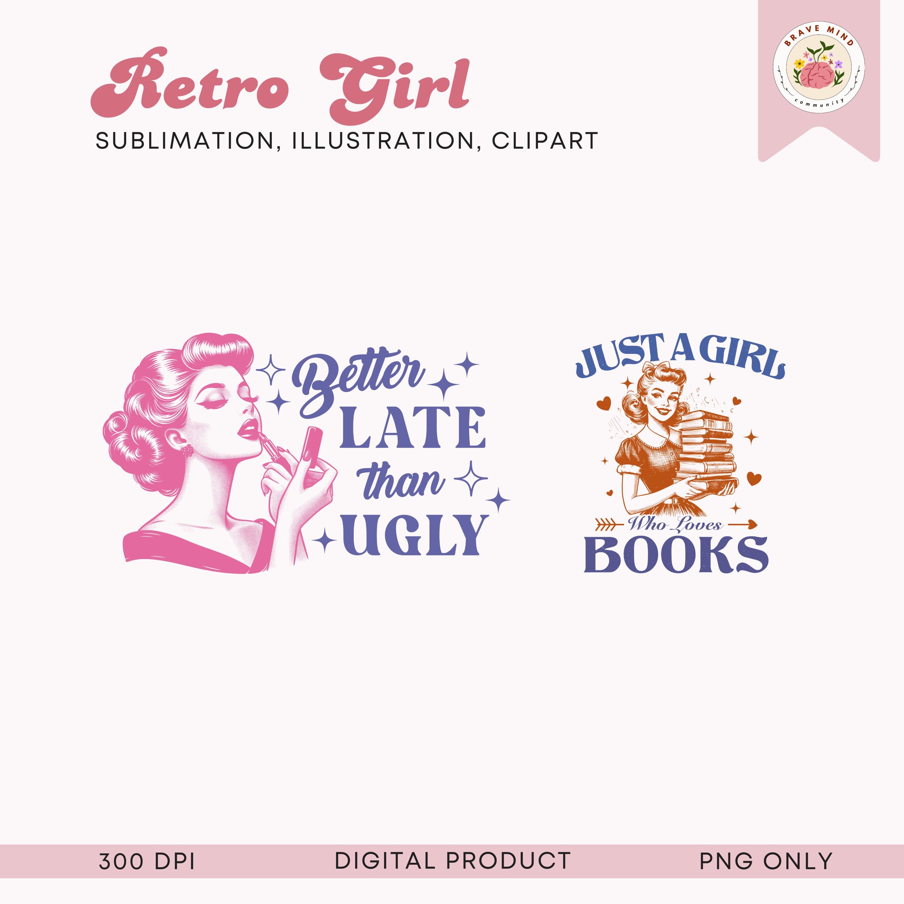 Book Art Retro Quotation Books PNG Vintage Clipart Girl Funny ...