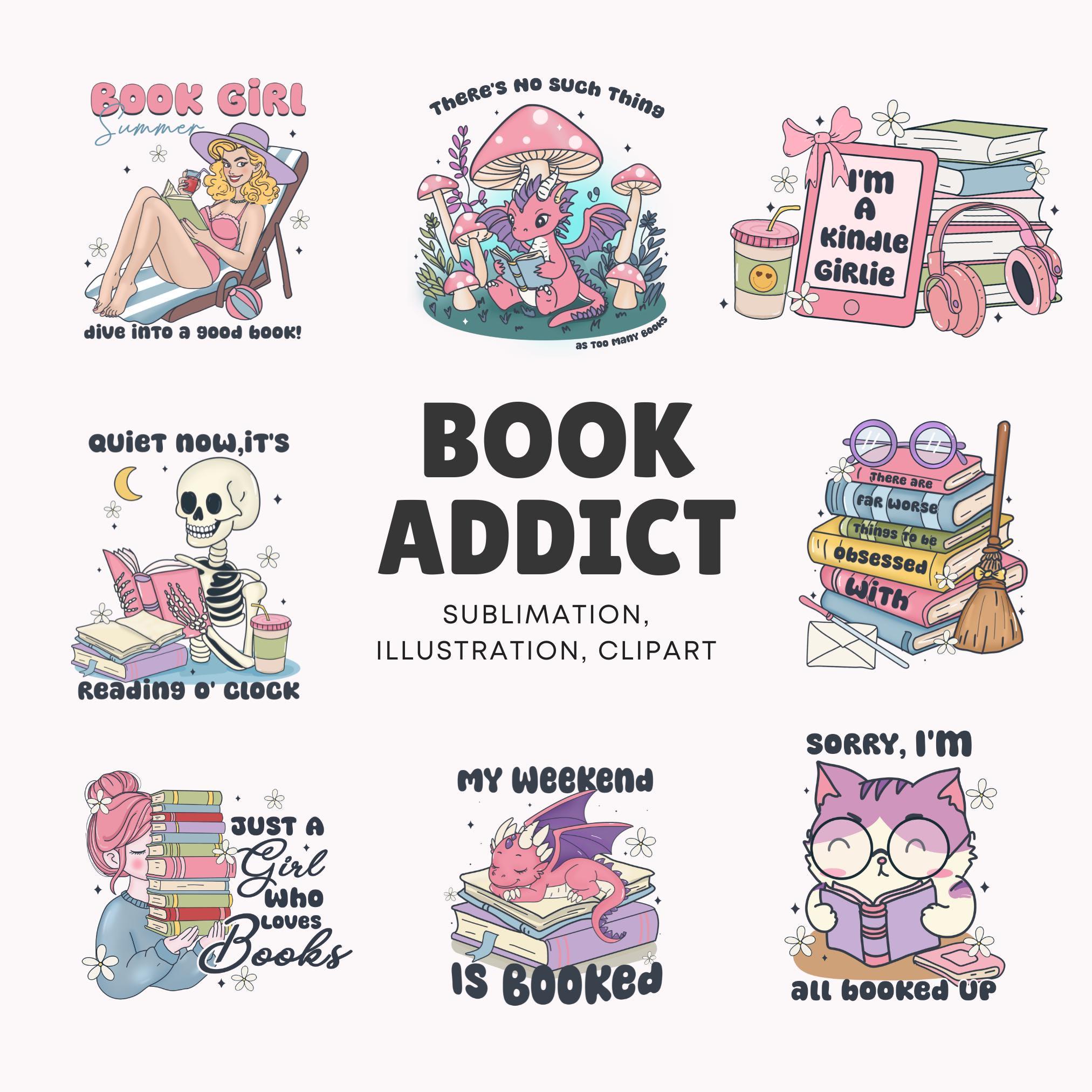 Book Lovers Mega Bundle SVG PNG Clipart Take All Book Lovers SVG ...