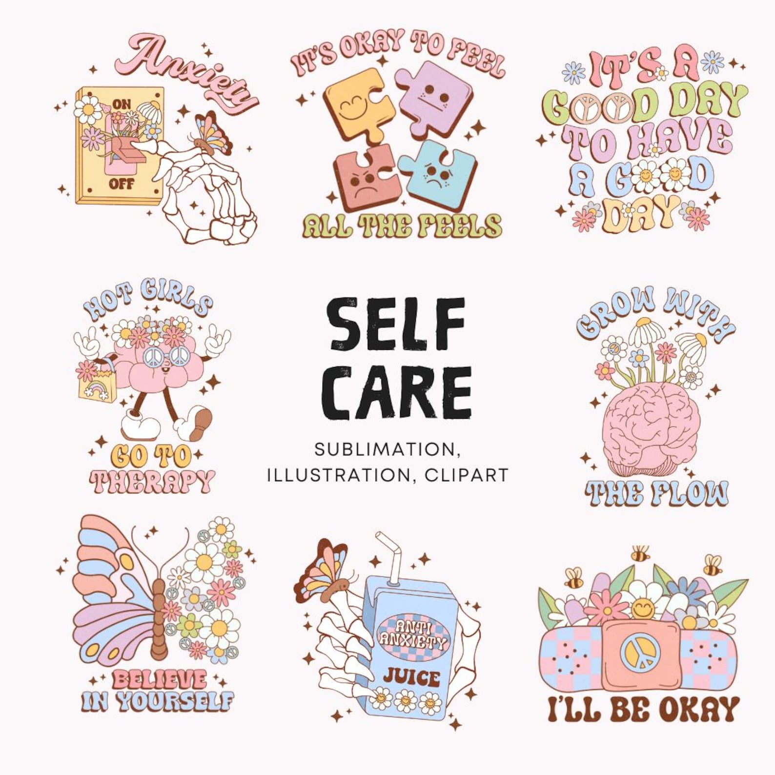 Self Care Clipart PNG Mental Health Matters Awareness PNG Clipart ...