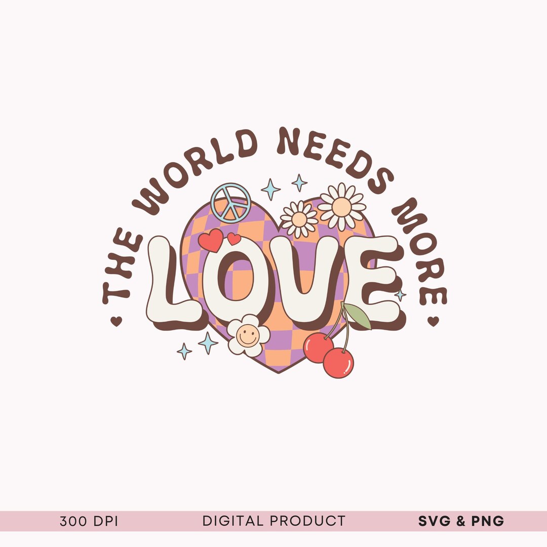 Retro Valentines Png Bundle, Retro Valentine Svg, Groovy Valentine Png ...