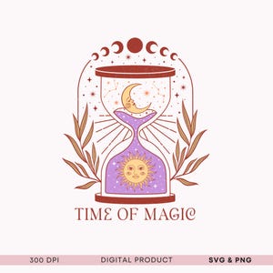 Boho Mystical Clipart Celestial PNG Bundle Spiritual Witchy Graphics ...