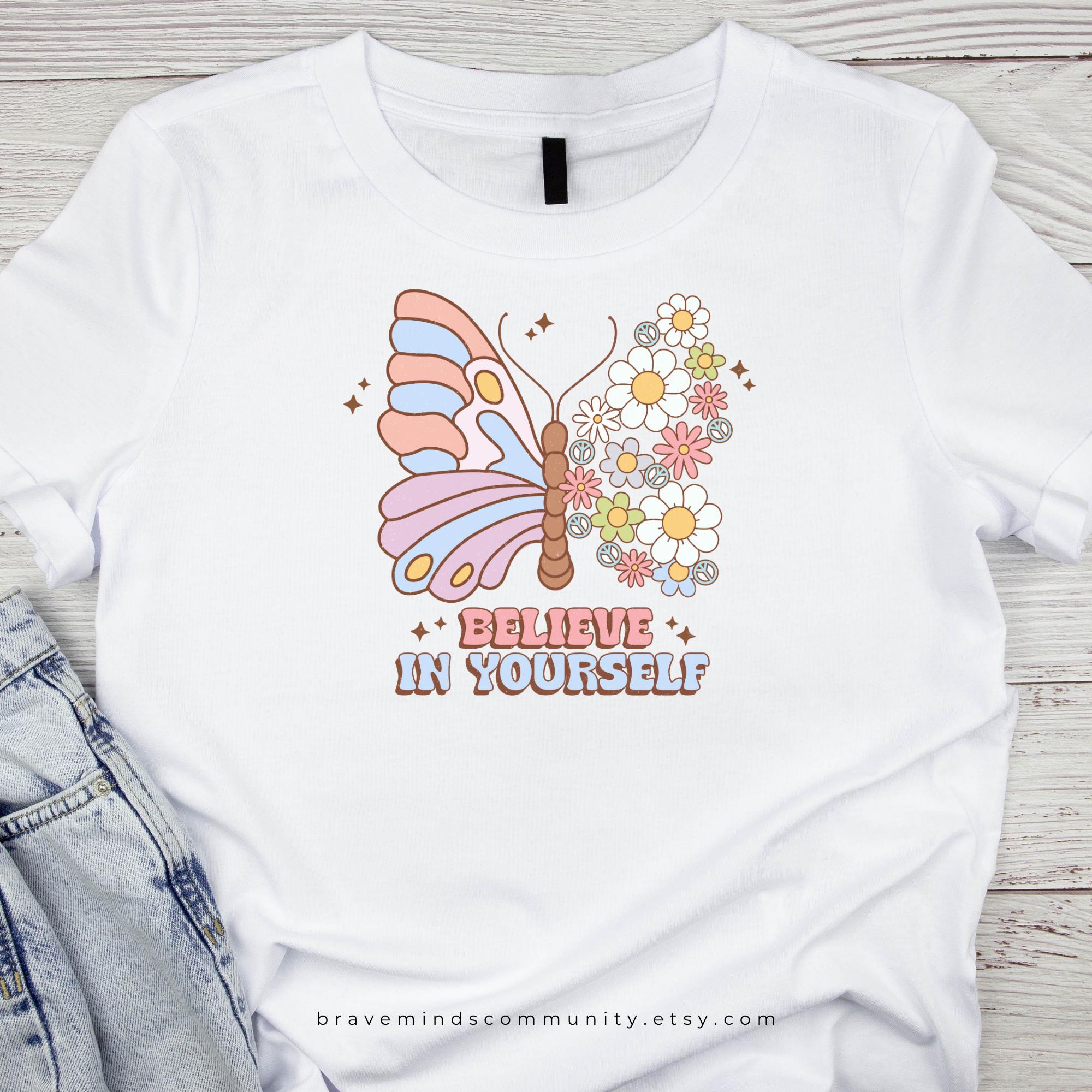 Butterfly SVG Self Care Clipart PNG Mental Health Matter Awareness ...