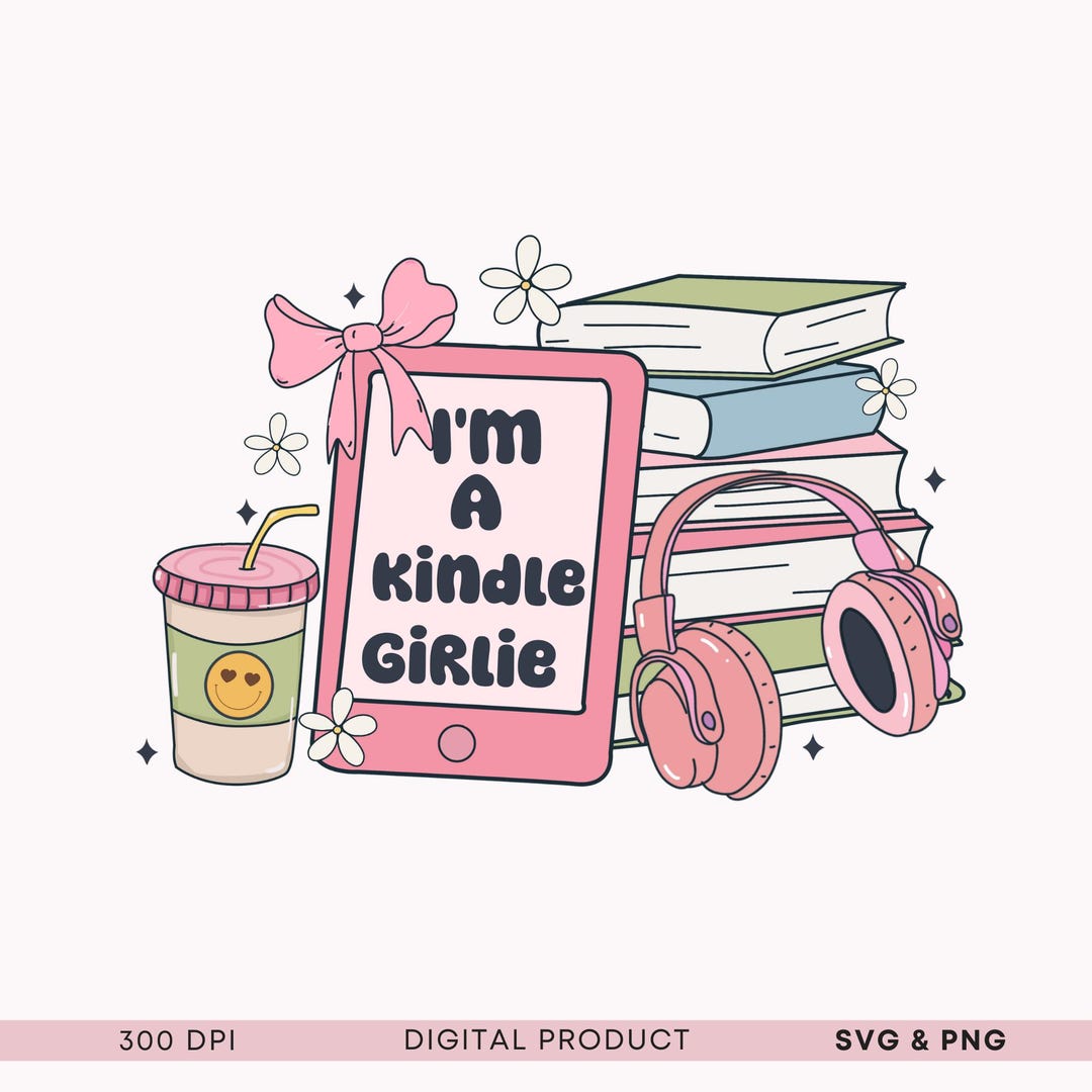 Book SVG Book Png Bookmark SVG Skull SVG Bookish Sticker Pack Kindle ...