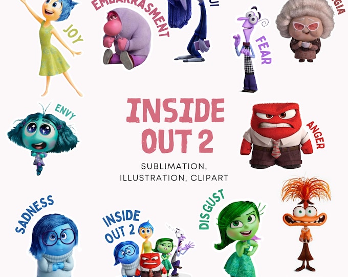 Inside Out 2 Characters Png, Inside Out 2 Clipart Png, All the Feels ...