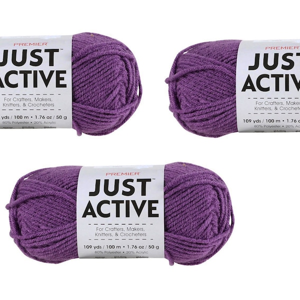 Premier Just Yarn Worsted Yarn - Etsy