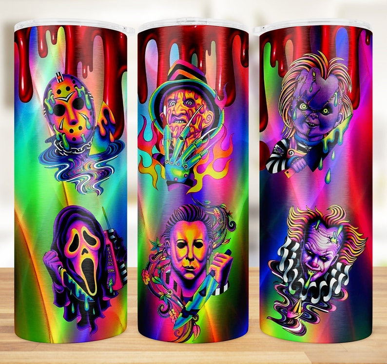 Horror Movie Tumbler Wrap PNG Bundle (digital Download) - Etsy