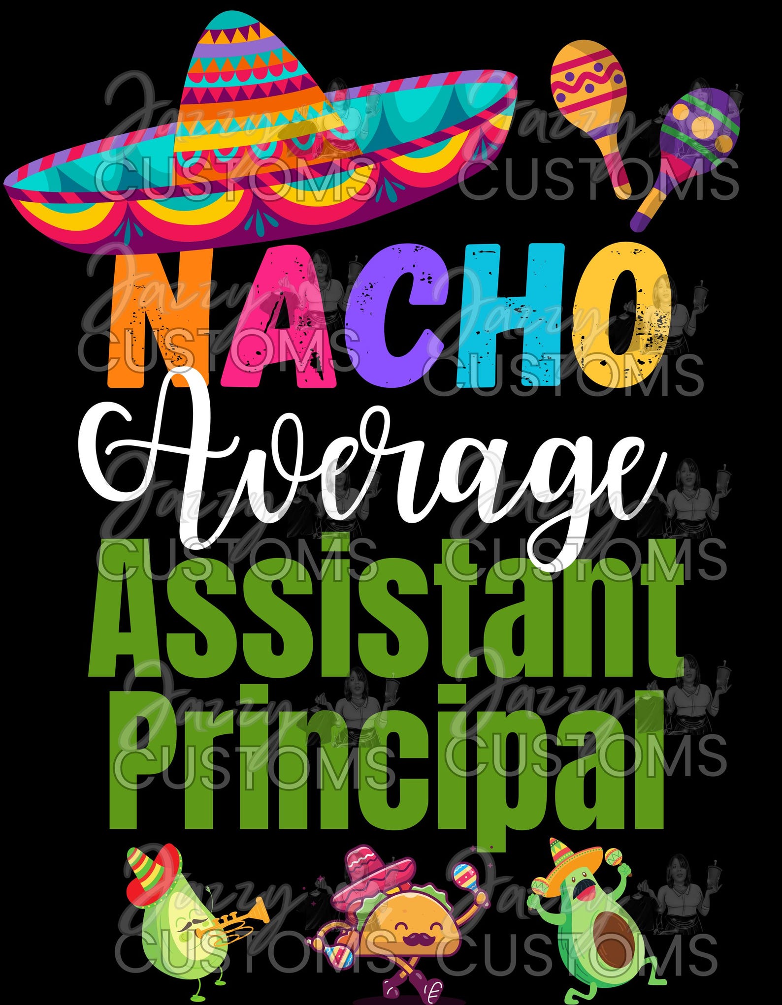 Nacho Average Assistant Principal PNG - Etsy