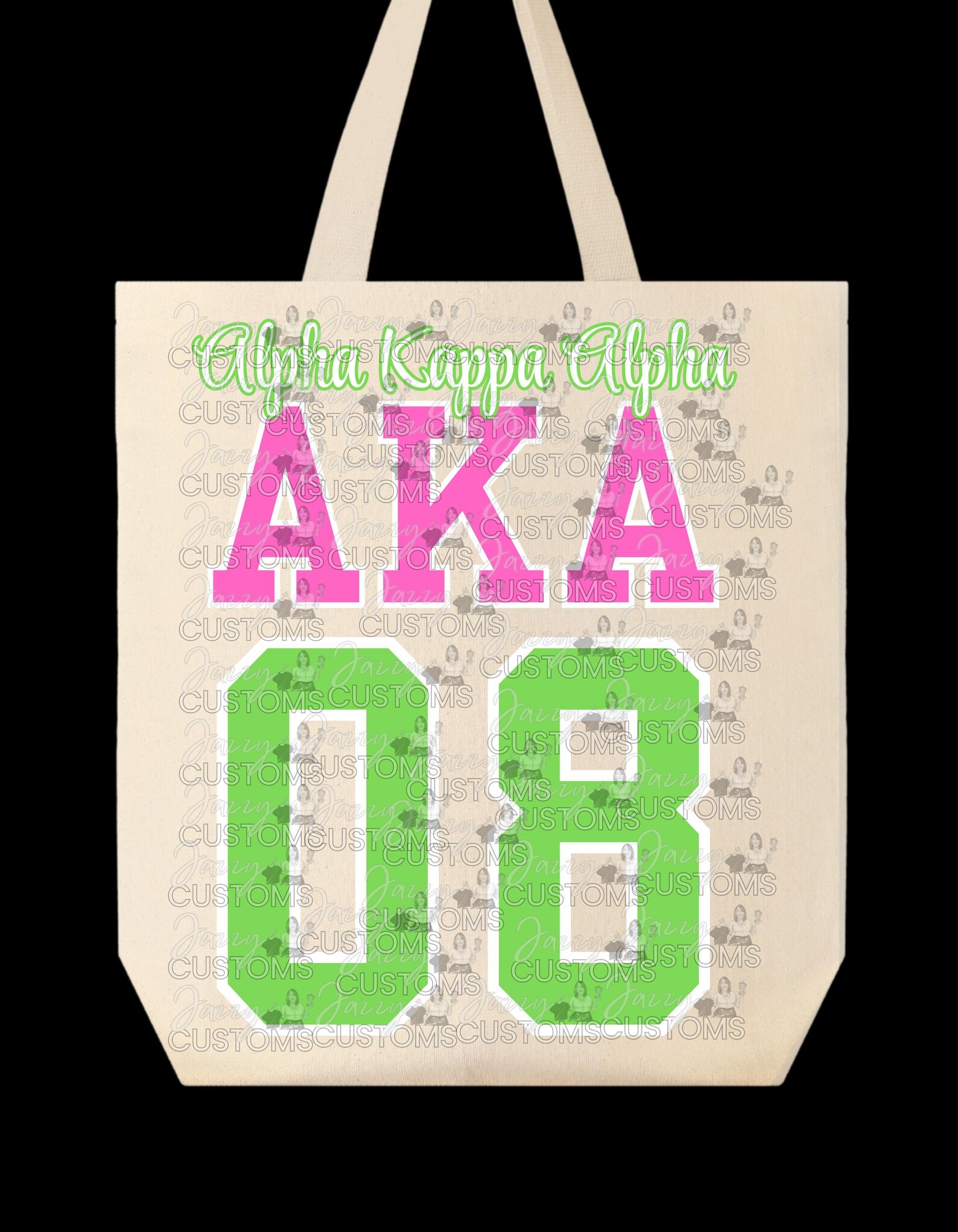 Alpha Kappa Alpha Tote Bag AKA 1908 Greek Letters Alpha Kappa Alpha ...