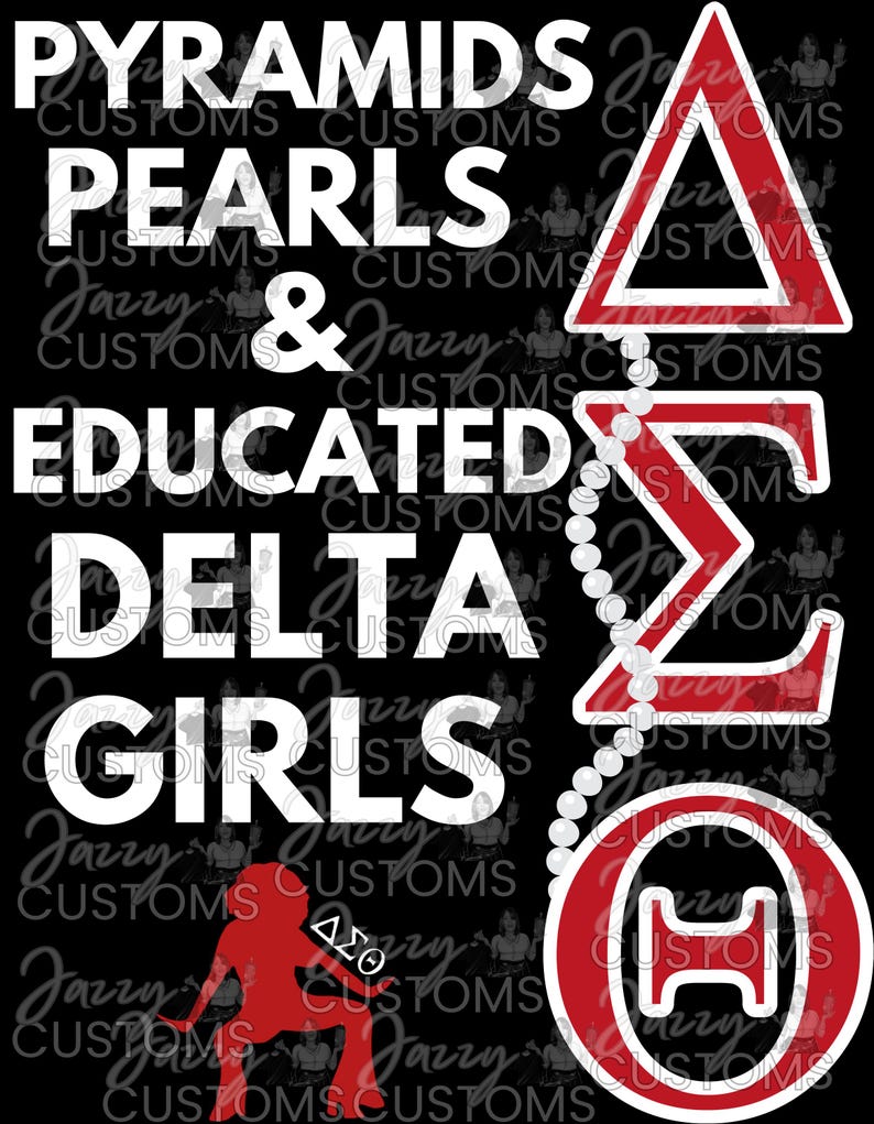 Pyramids, Pearls and Educated Delta Girls - Etsy