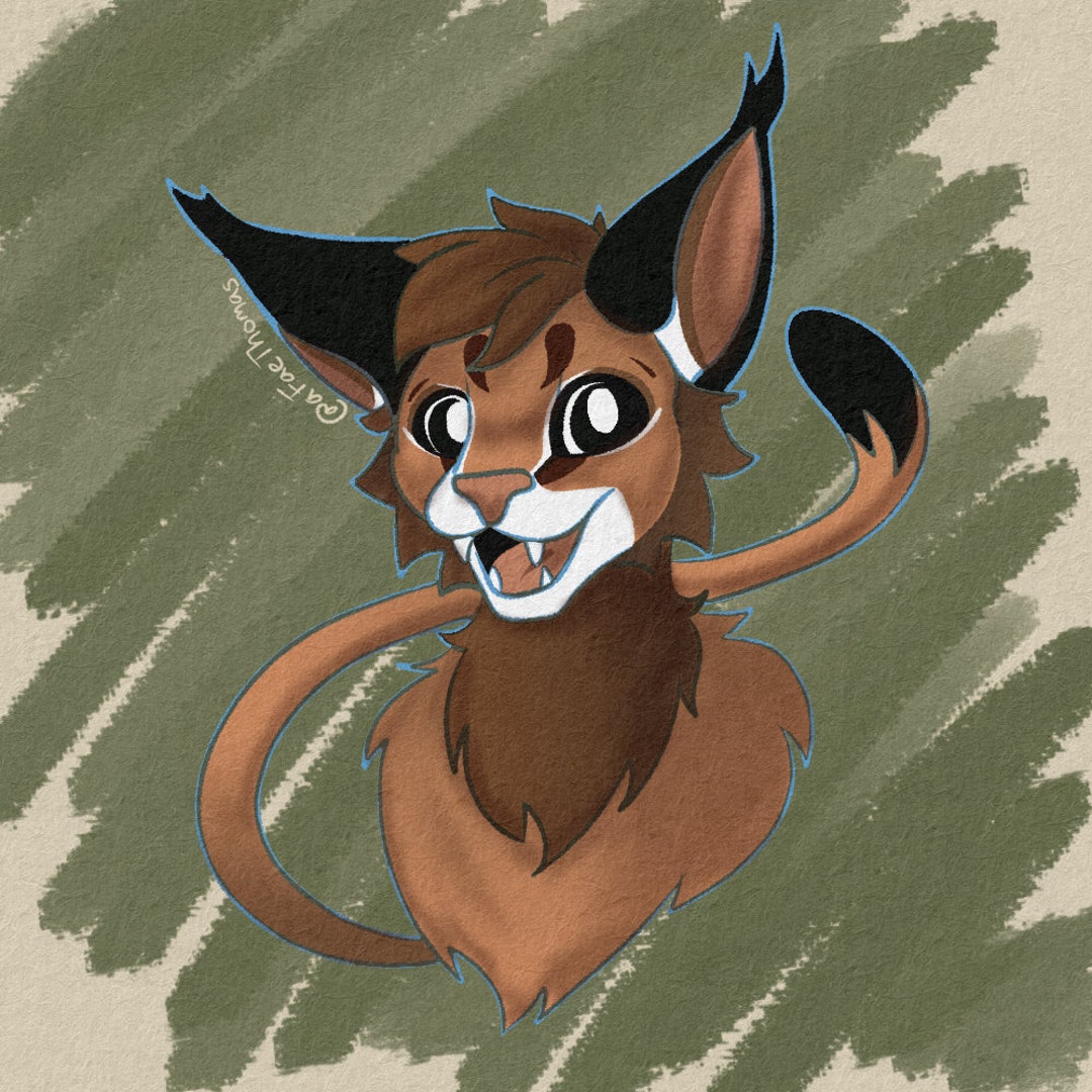 Icon / Bust Commission Profile Picture pfp for Ocs, Therian, Fursona ...