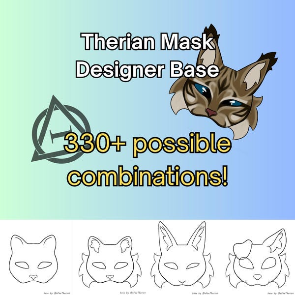 Cat Mask Base - Etsy