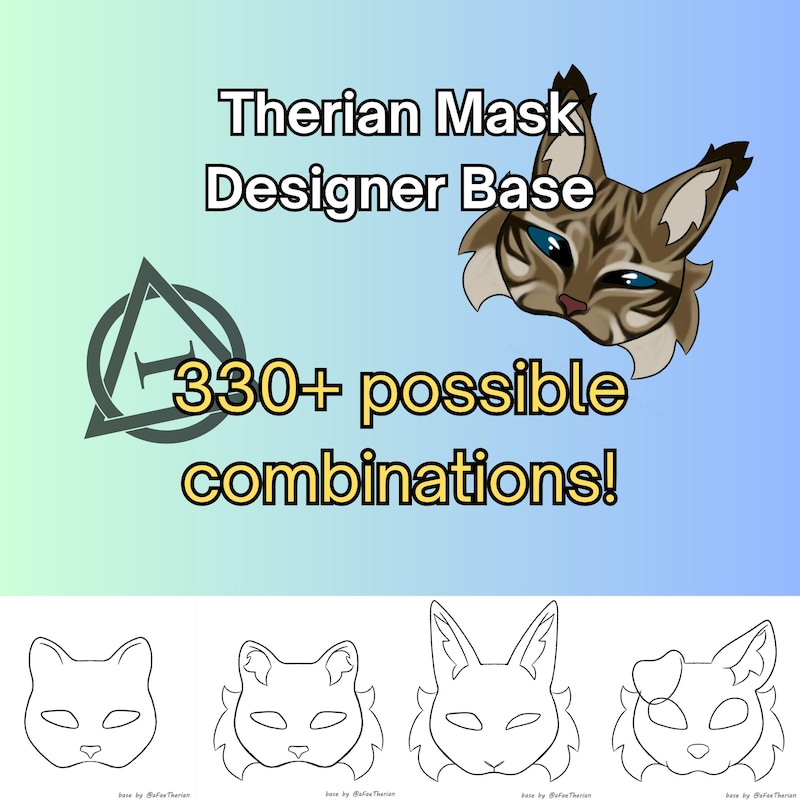 Ears for Therian Mask - Etsy