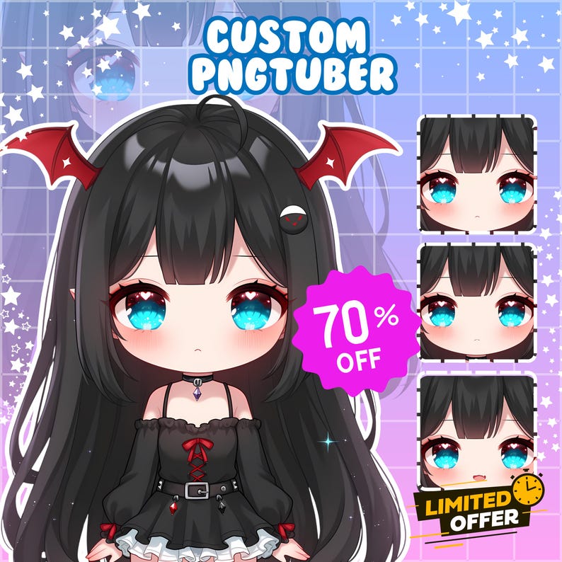 CUSTOM CHIBI PNGTUBER, Pngtuber, Cute Pngtuber, Twitch Pngtuber ...
