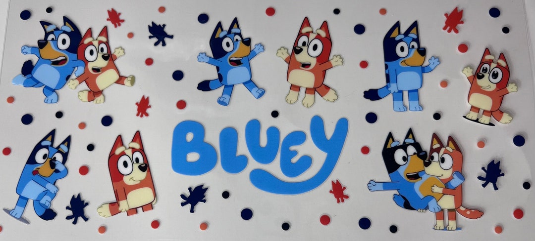 Bluey UV DTF Wrap 16 Oz no Heat Required - Etsy