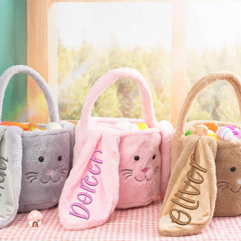 Easter Bunny Basket - Etsy