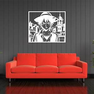 Anime Metal Wall Art, Manga Home Decor, Gamer Room Decor, Anime Poster ...