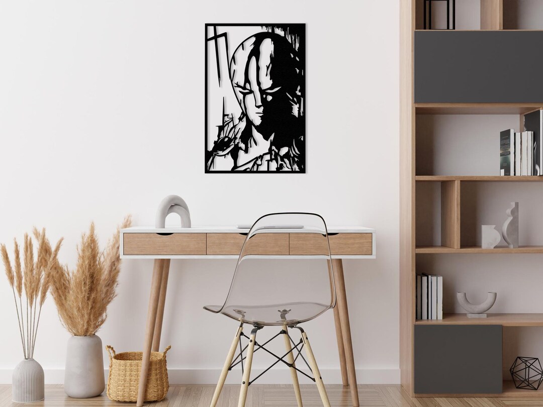 Anime Wall Decor, Metal Wall Art, Manga Decor, Gamer Room Decor, Anime ...