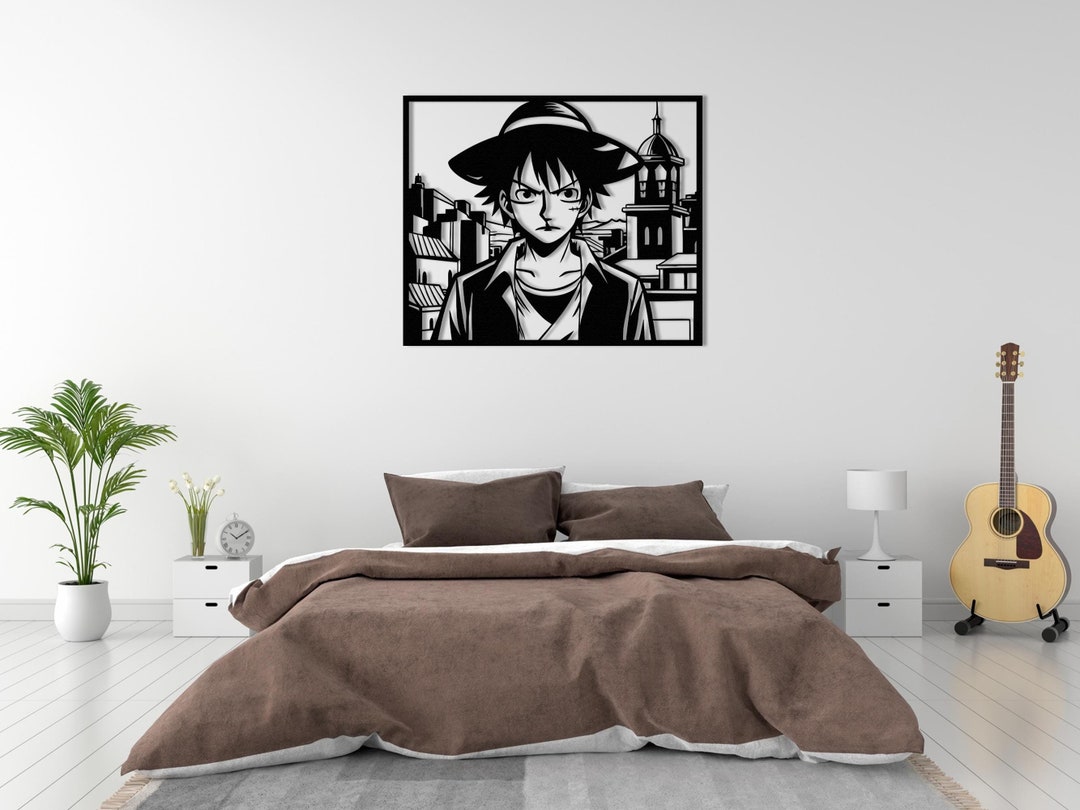 Anime Metal Wall Art, Manga Home Decor, Gamer Room Decor, Anime Poster ...