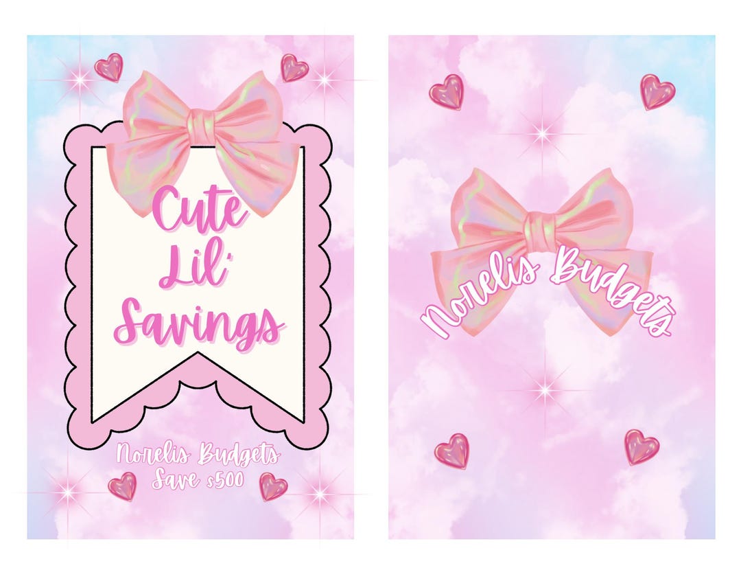 Cute Lil' Savings Book- Digital Download - Etsy