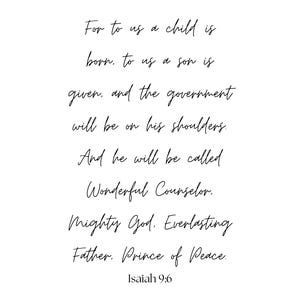 Printable Christmas Bible Verse Poster - Etsy