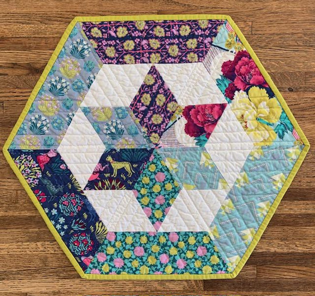 Handmade Patchwork Table Topper - Etsy