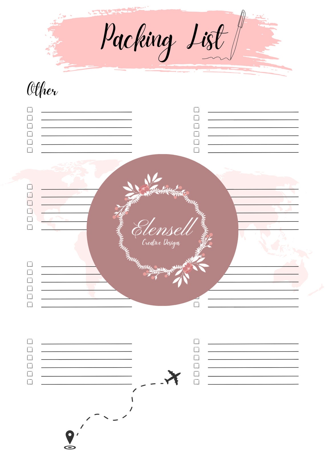 Editable Checklist and Packing List Australia - Etsy UK