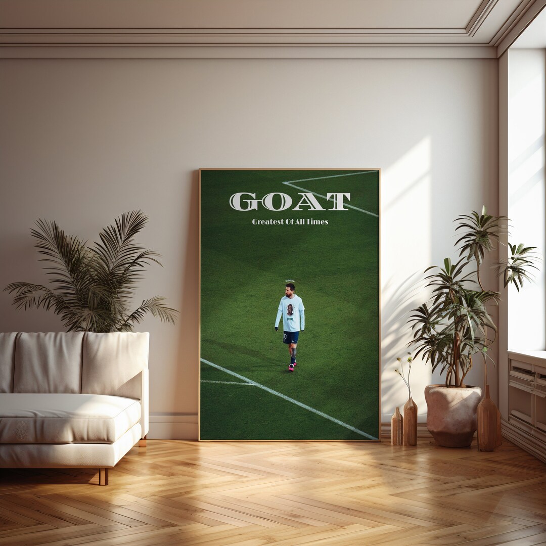 Lionel Messi Poster, Messi Poster, Soccer Gifts, Sports Poster ...
