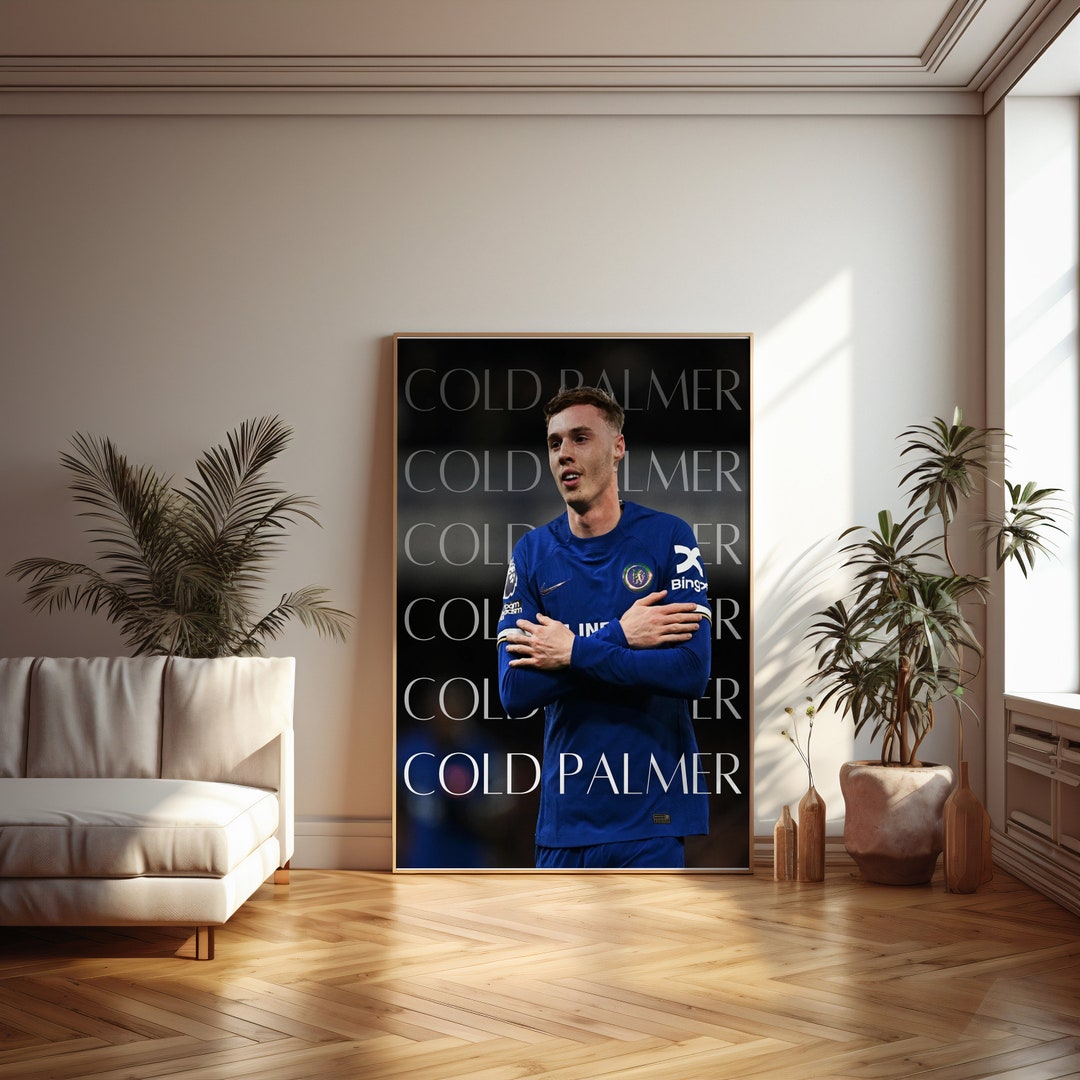Cole Palmer Poster, Chelsea Soccer Poster, Soccer Gifts, Sports Poster ...