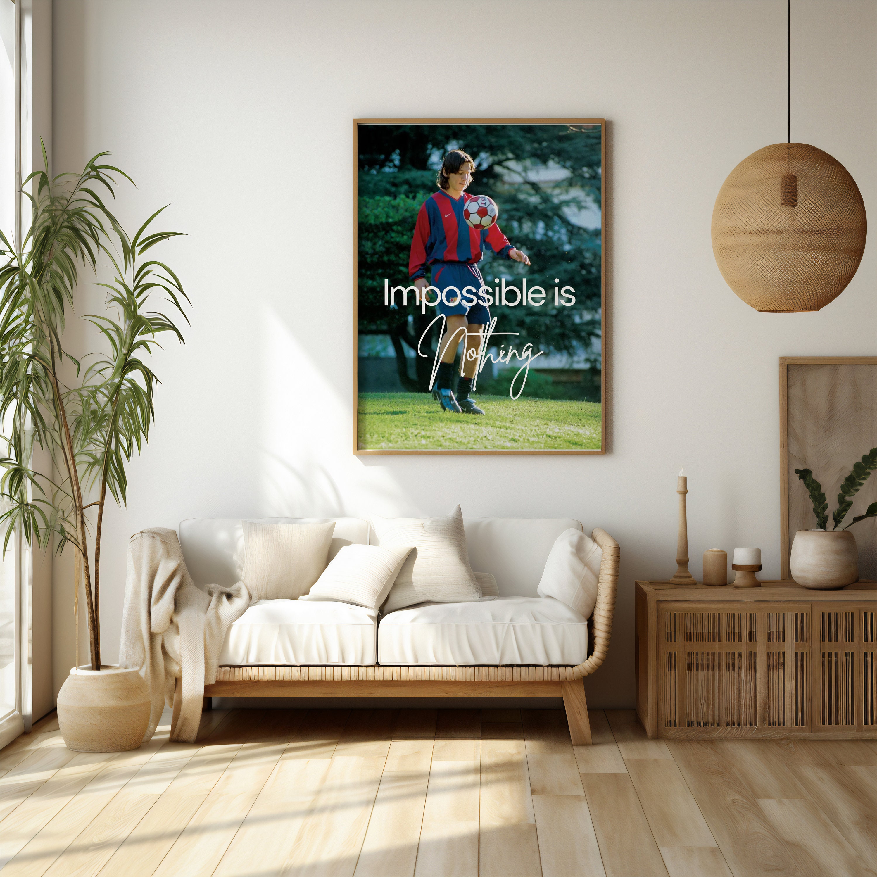 Lionel Messi Poster, Motivation Poster, Soccer Gifts, Sports Poster ...