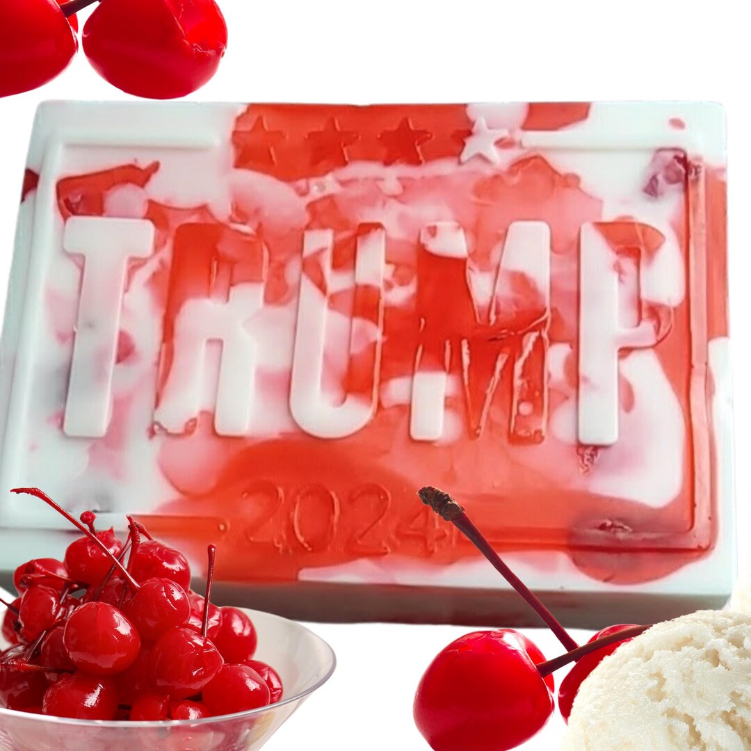 Trump Soap, Favorite Ice Cream, Cherry Vanilla Soap Scent, MAGA 2024 ...