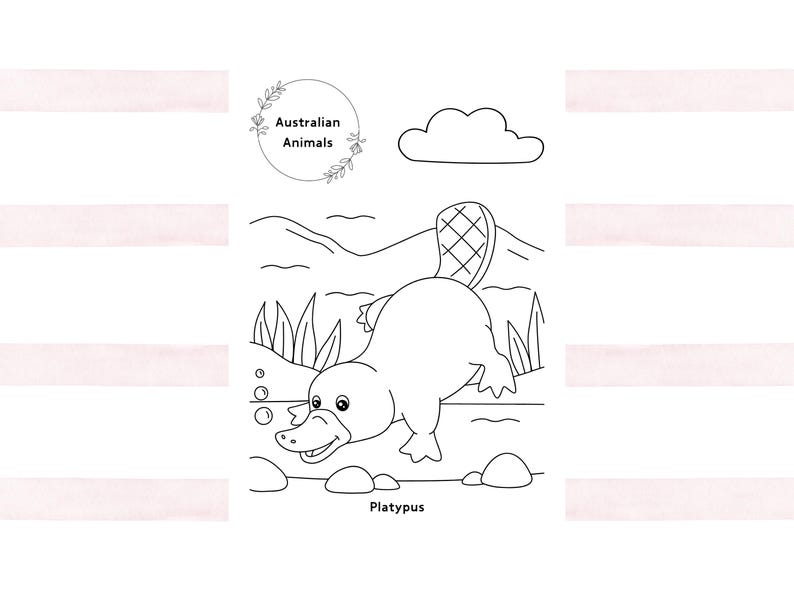 Australian Animals | Printable Colouring Pages | Preschool Activity ...