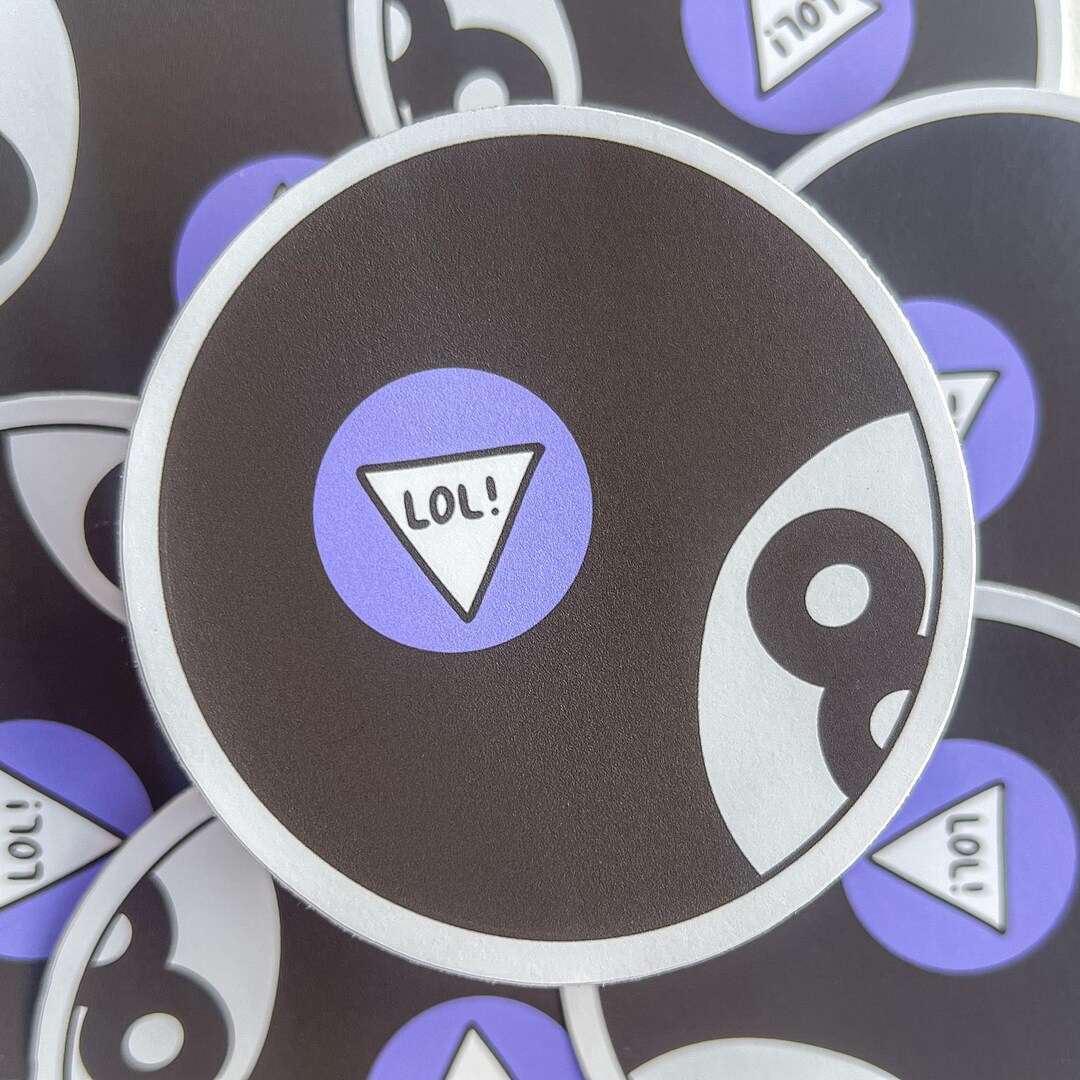 Magic 8 Ball Sticker Vinyl 3 Sticker - Etsy