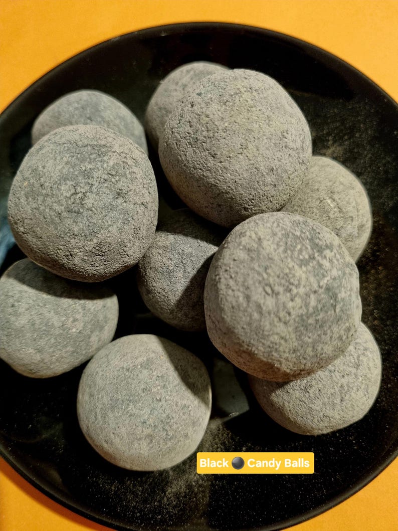 Edible Clays Black Candy Clay Balls 50grams-200grams - Etsy