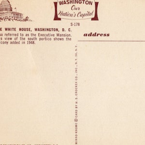 Vintage Postcard of the White House- 1970's - Etsy
