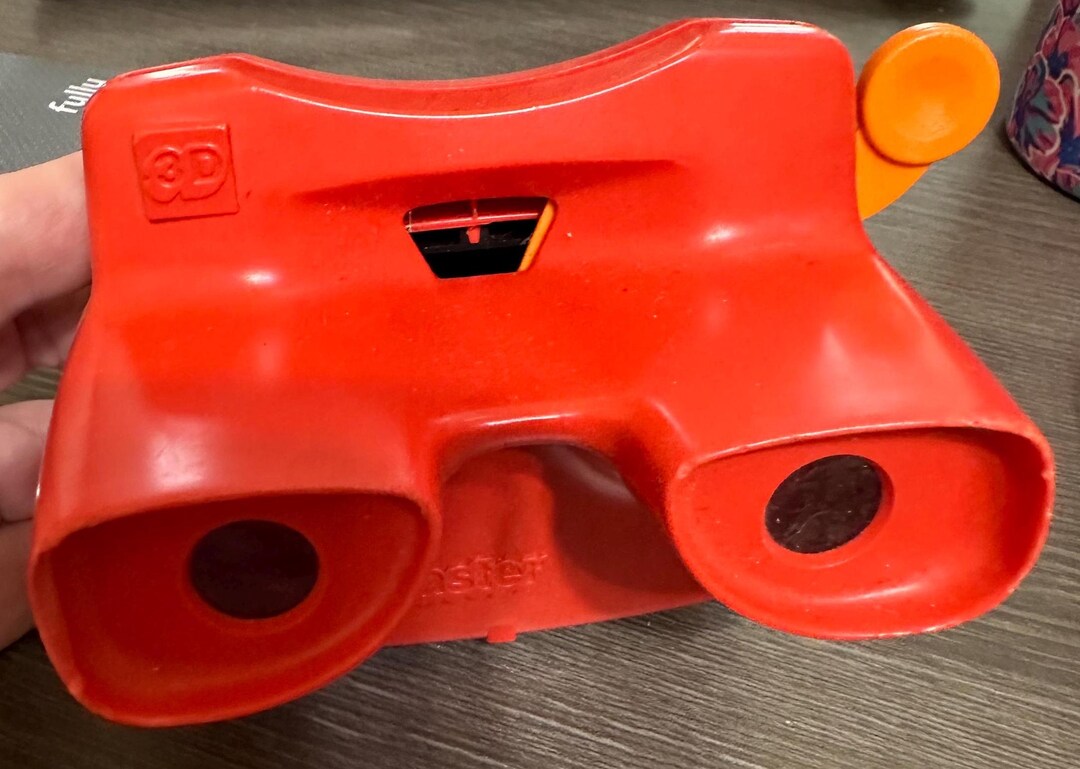 Vintage View Master With 8 Original Reels Red Original in Excellent ...