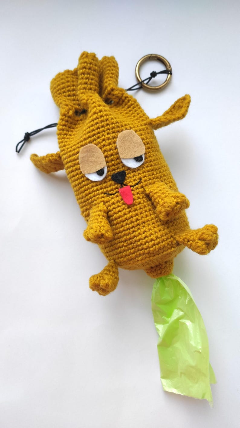 Dog Poop Bag Holder CROCHET PATTERN, Dog Waste Bags Dispencer, Grocery ...
