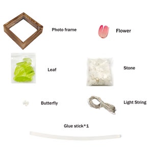 DIY LED Glass Flower Display Box Kit Handcrafted Home Decor Gift With ...