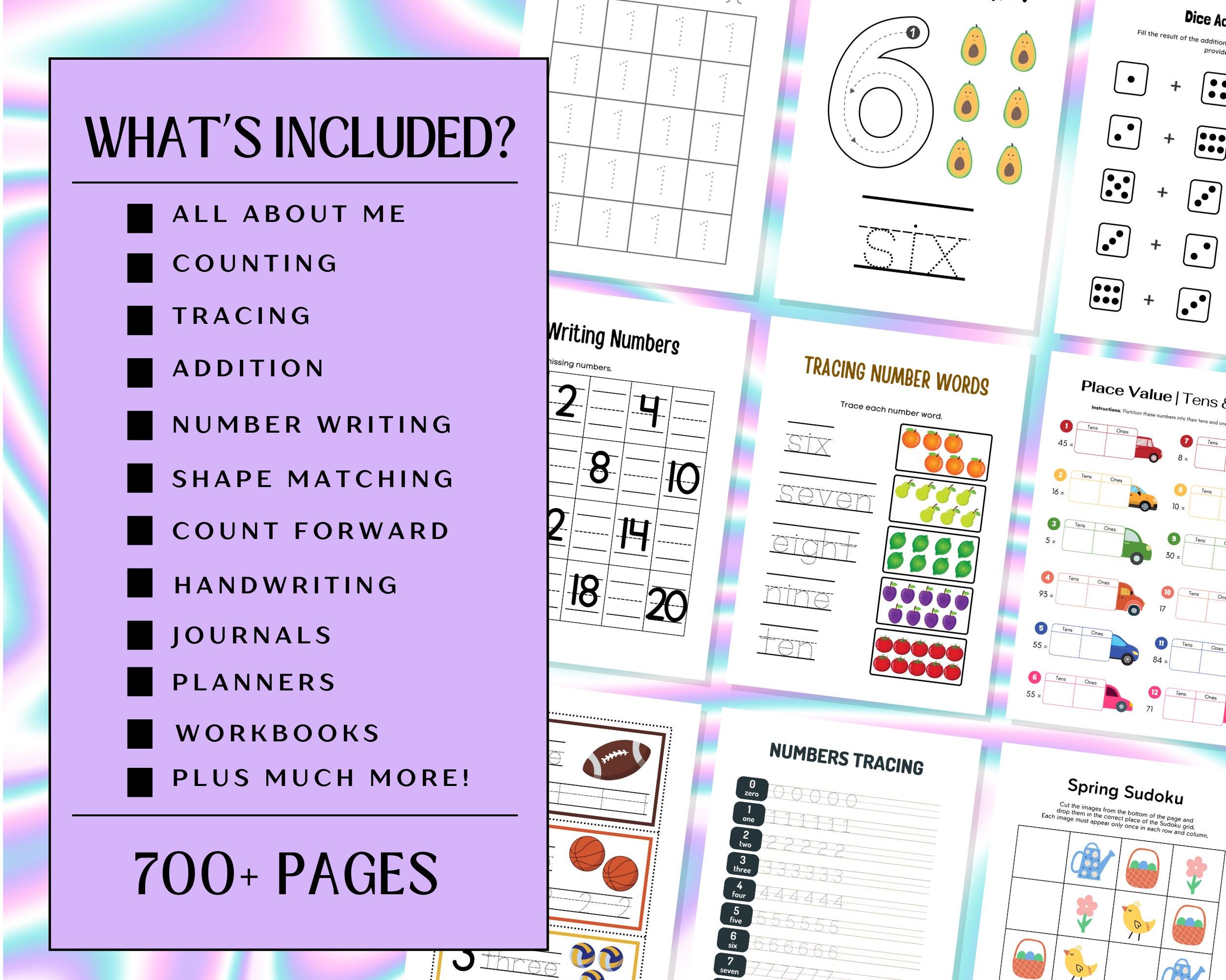 700+ Math Activities Bundle Kids Activity Book With PLR and MRR Resell ...