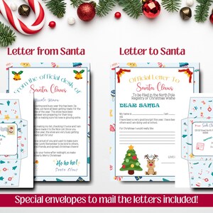 Personalized Santa Letter Kit With Magic Key, Certificate and Printable ...