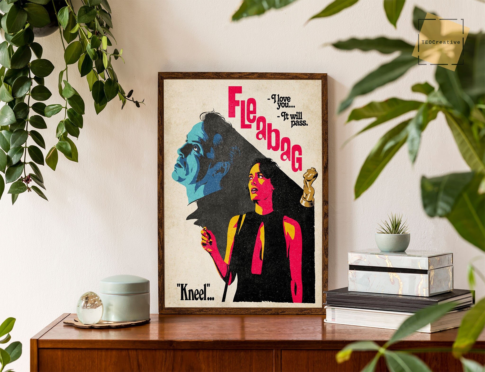 Fleabag Poster, Fleabag TV Show Poster, Phoebe Waller Bridge Poster