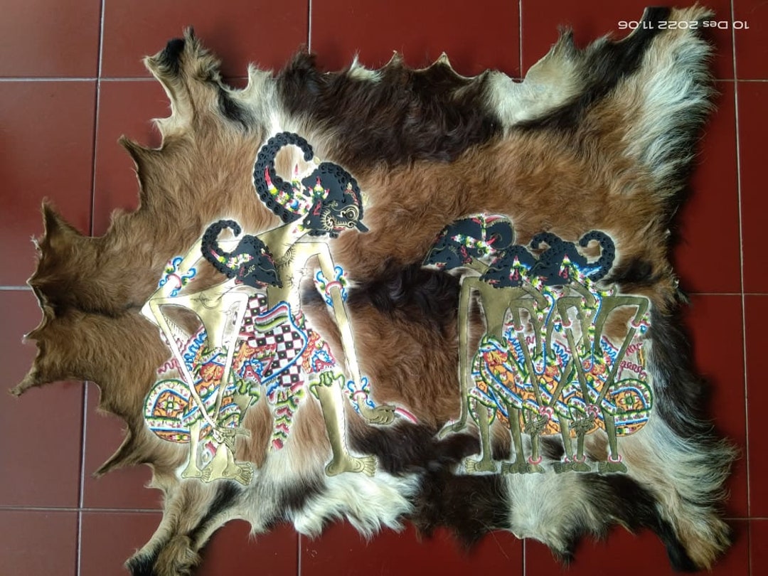 Wayang Painted Leather, Made by Local Painter From Java Indonesia ...