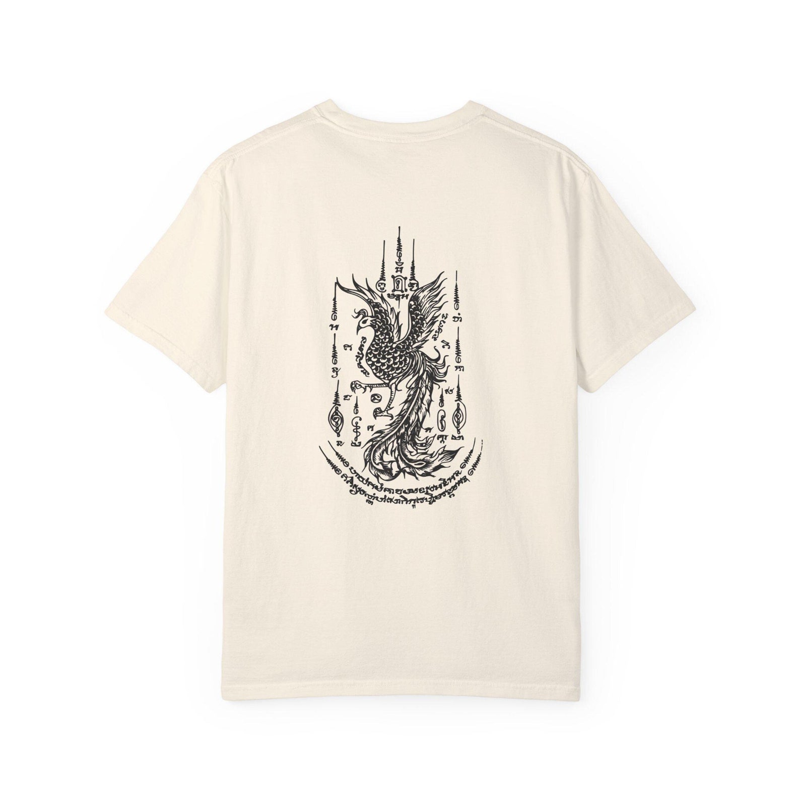 Thai Sak Yant Rooster Symbol Spiritual T-shirt Minimalist Meditation ...