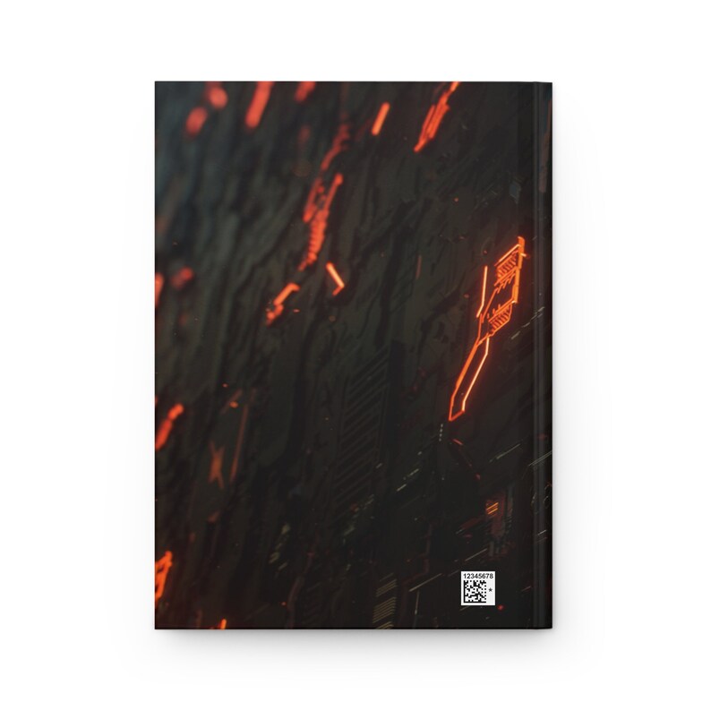 Cyberpunk Hardcover Journal Lined - Sci Fi Writers Notebook, Lined ...