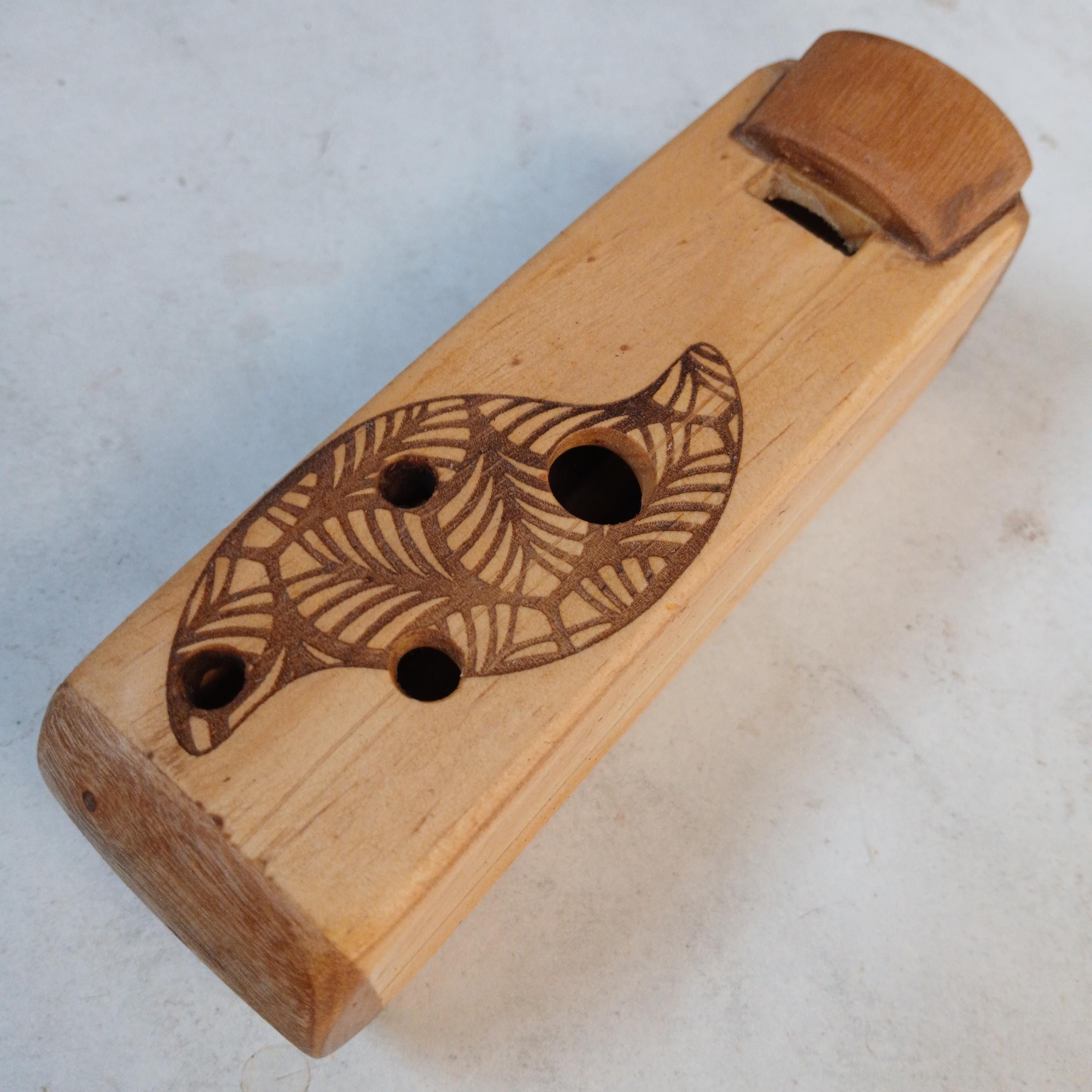 Handcrafted Wooden Ocarina - Pine & Avocado Wood - Unique Wind ...